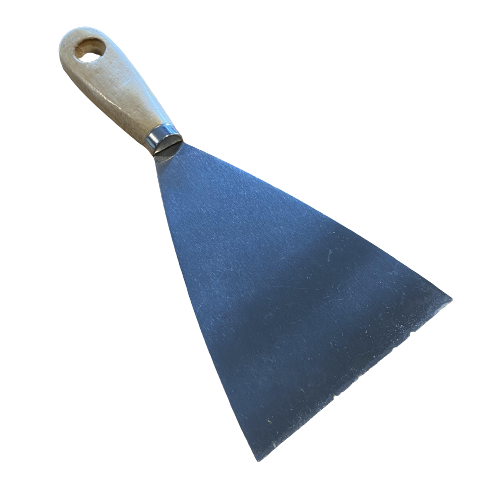 Spaclu cu maner de lemn, 100 mm - eMAG.ro