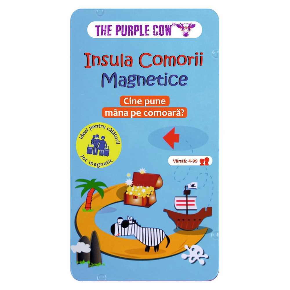Joc magnetic, Insula Comorii, in cutie metalica pentru copii - eMAG.ro