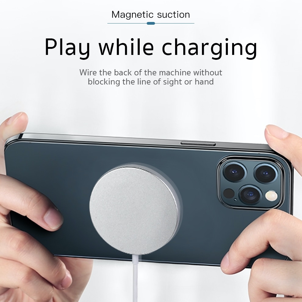 Incarcator Wireless cu Tehnologie MagSafe SvodMedia®️, Incarcare 15W ...