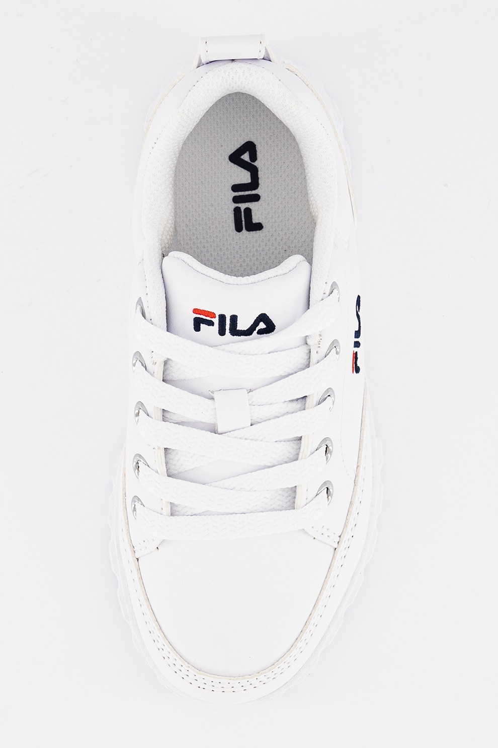 Fila, Pantofi sport flatform Sandblast, Alb, 32 EU - eMAG.ro