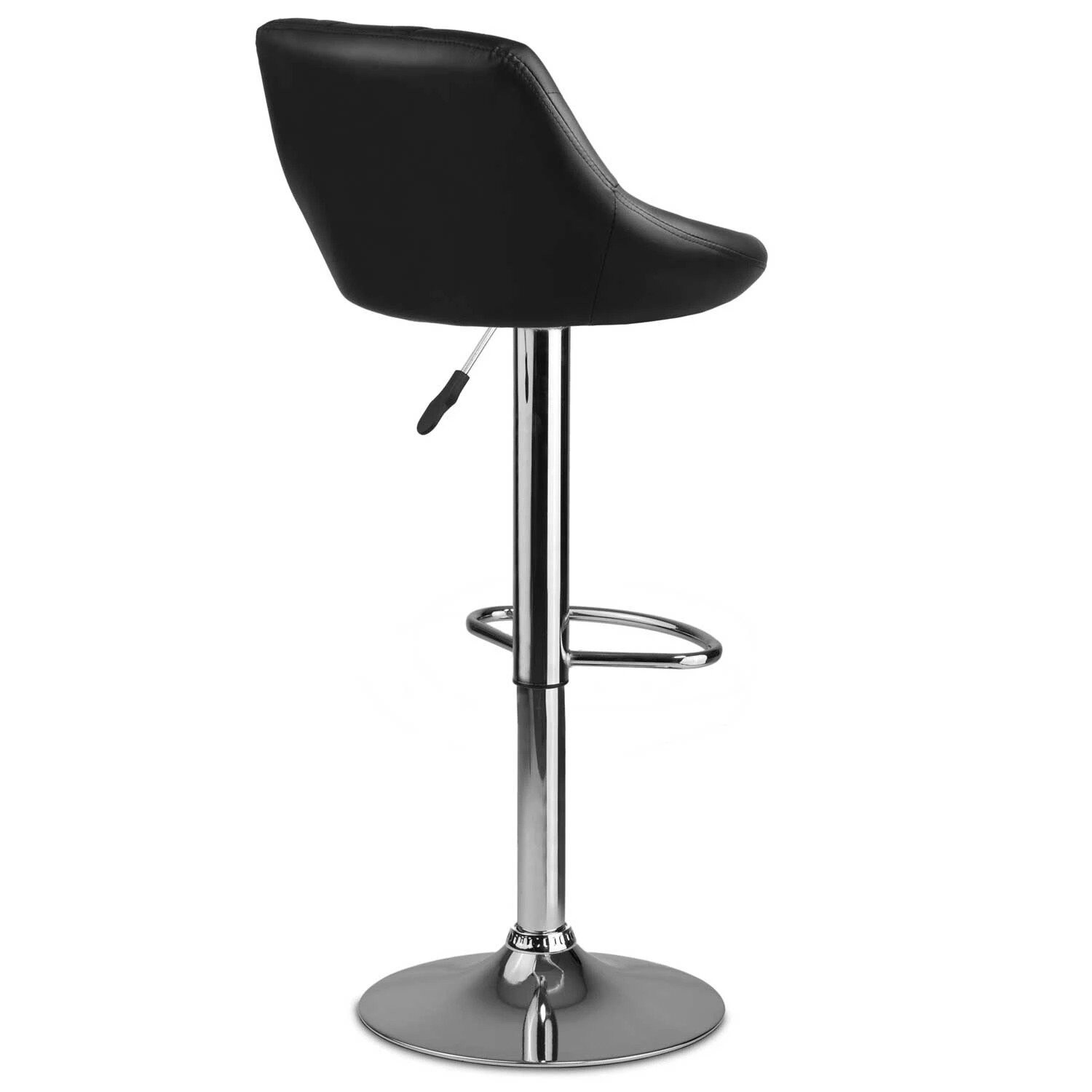 Scaun de bar, design elegant, spatar confortabil si tapitat, suport ...