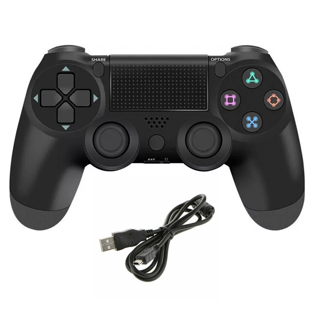 Controller Cu Fir Zenino® - Pentru Consola, PS4, Alimentare USB, Negru ...