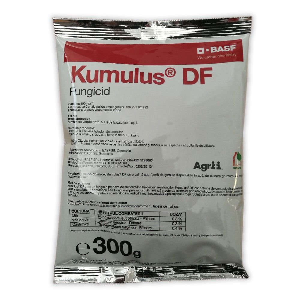 Fungicid Kumulus DF, Sulf 80%, 300gr - eMAG.ro