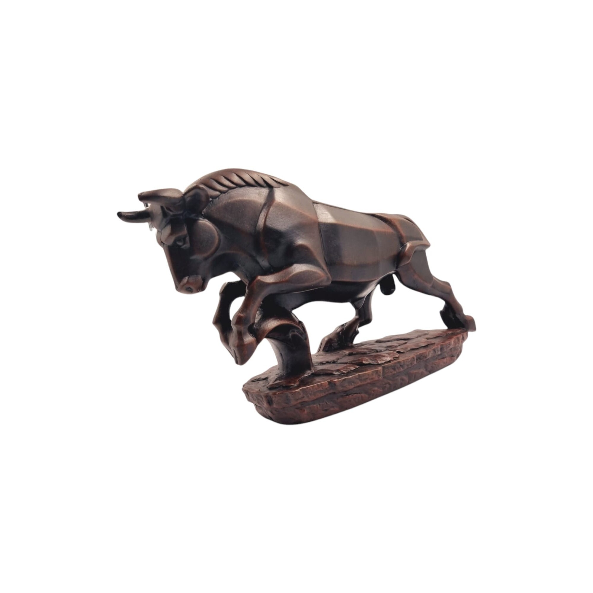 Statueta Taur maro, antichizat, tehnica origami, 23x33x11 - eMAG.ro