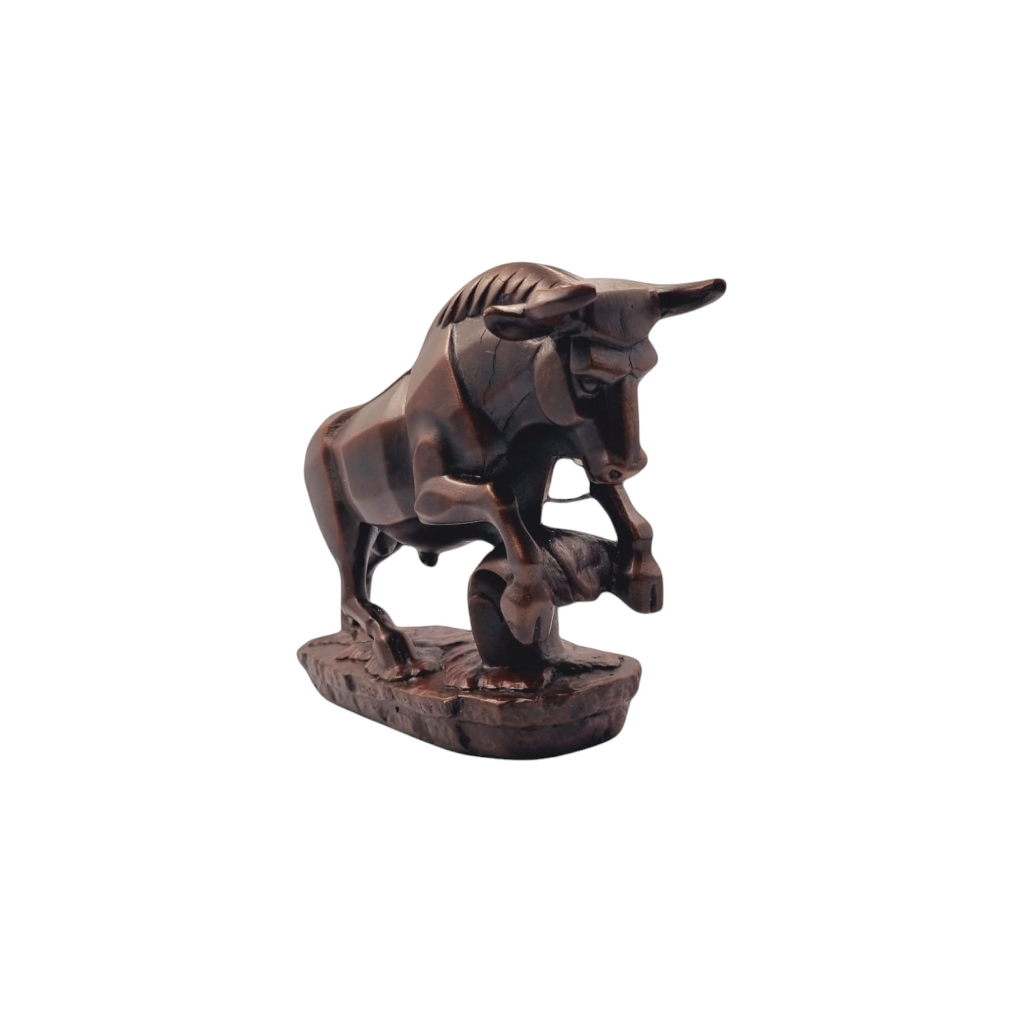 Statueta Taur maro, antichizat, tehnica origami, 23x33x11 - eMAG.ro