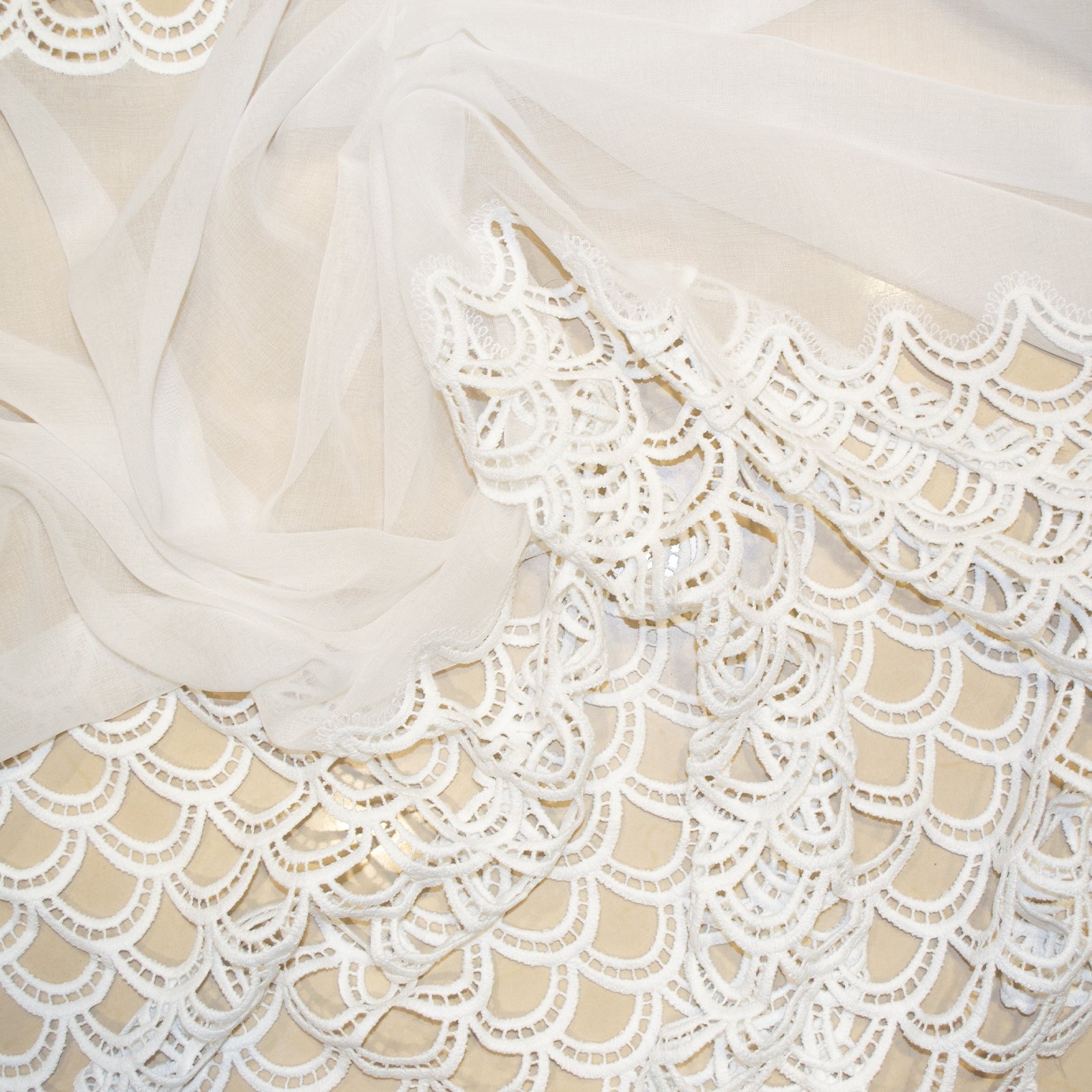 Perdea Velaria macrame alb, 580x225 cm - eMAG.ro