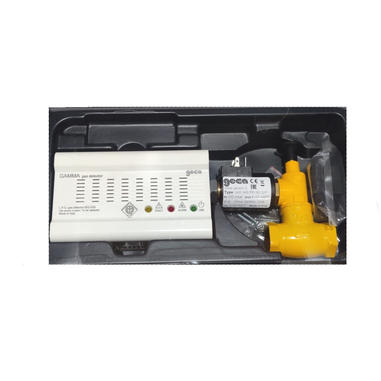 Kit detector GPL cu electrovalva GECA, 3/4 - eMAG.ro
