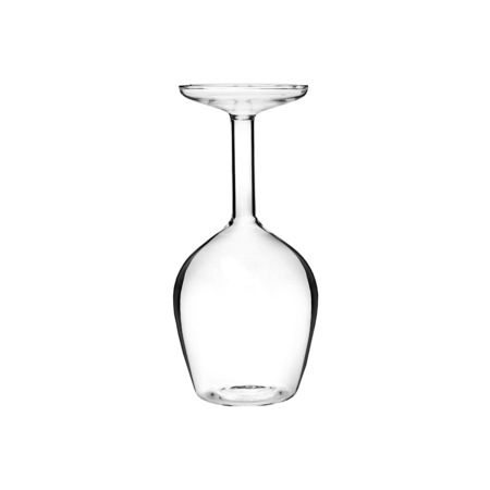 Pahar Reverse Drink, design creativ, cu susul in jos, 350 ml, 20 cm ...