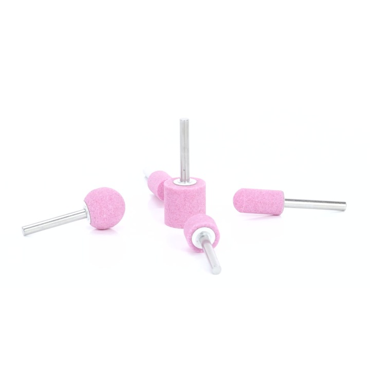 Set Bosch, 5 pietre slefuire pentru polizor drept cu forma mixta - eMAG.ro