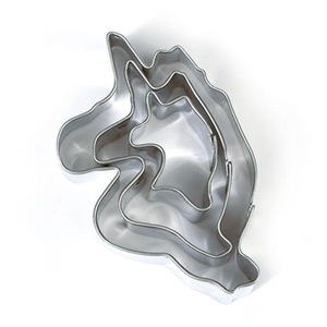 Set 3 forme prajituri, Model Nor, Inox, Argintiu - eMAG.ro