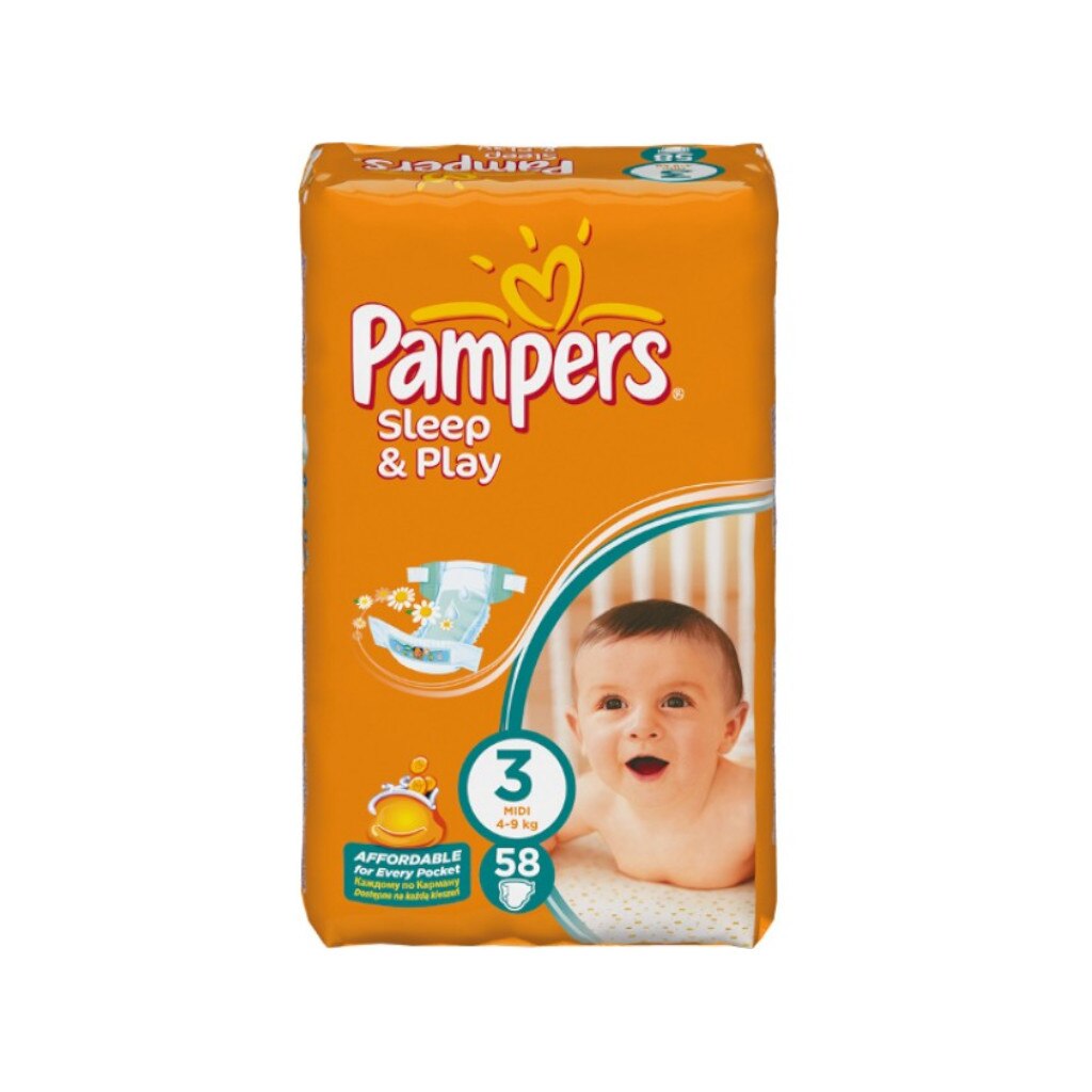 Pampers Sleep&Play Midi 58 - eMAG.hu