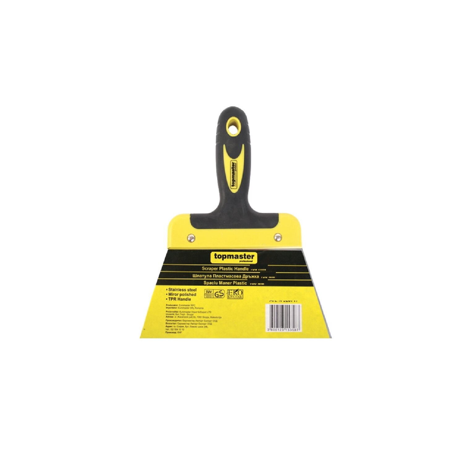 Spaclu cu maner plastic, 127mm, Topmaster 320712 - eMAG.ro