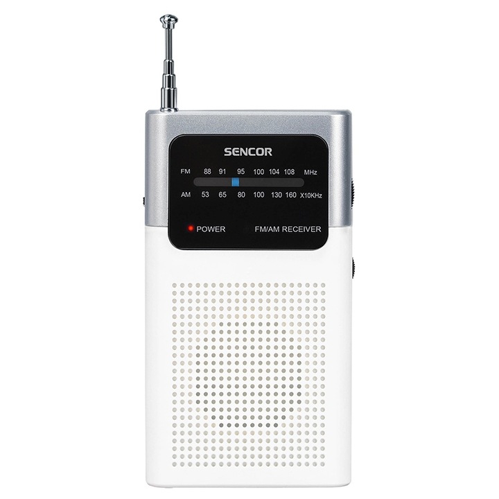 Mini Radio AM/FM Portabil, Jack pentru Casti, Putere 0.3W, Suprafata ...