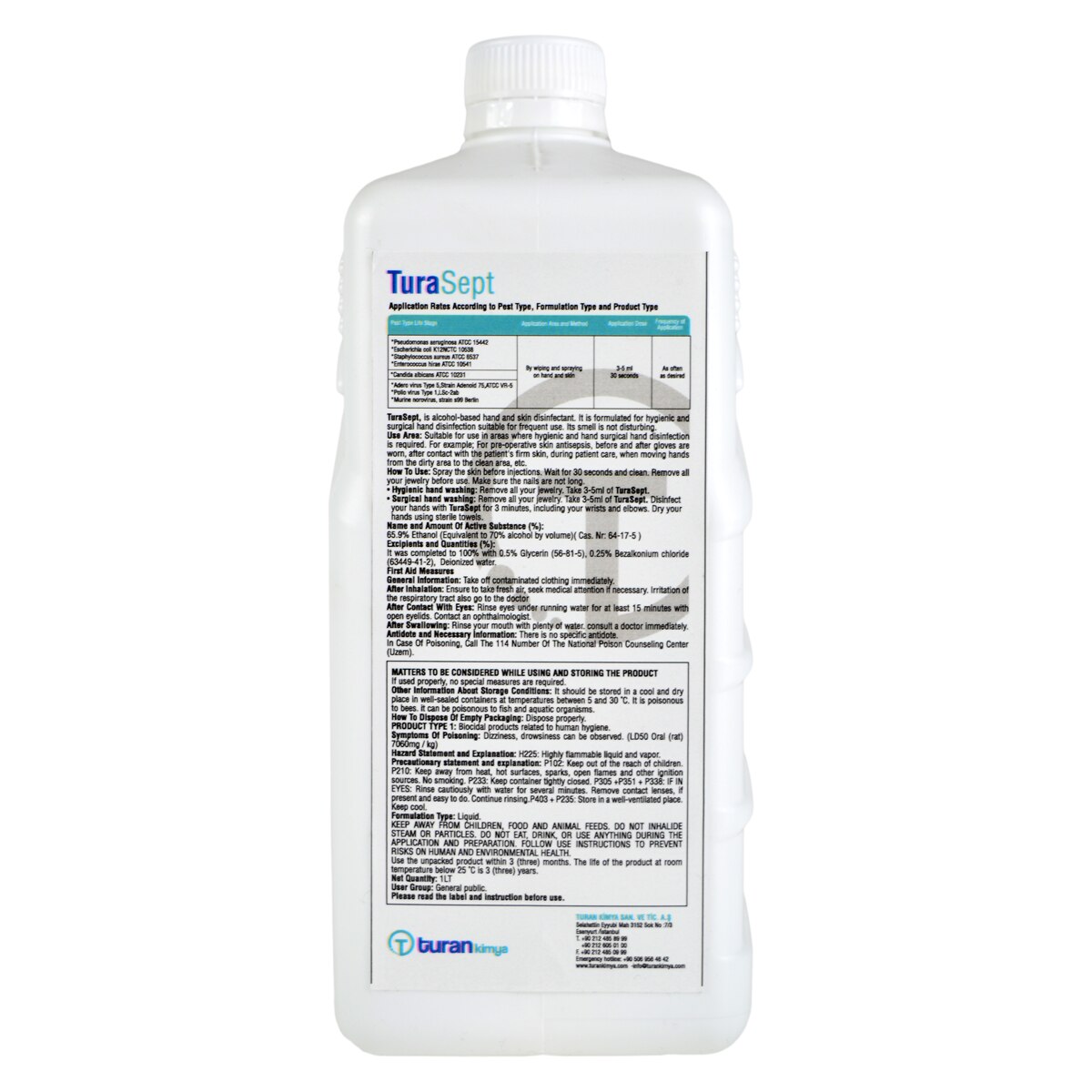 Dezinfectant maini, bactericid, levuricid, virucid, TuraSept, flip ...