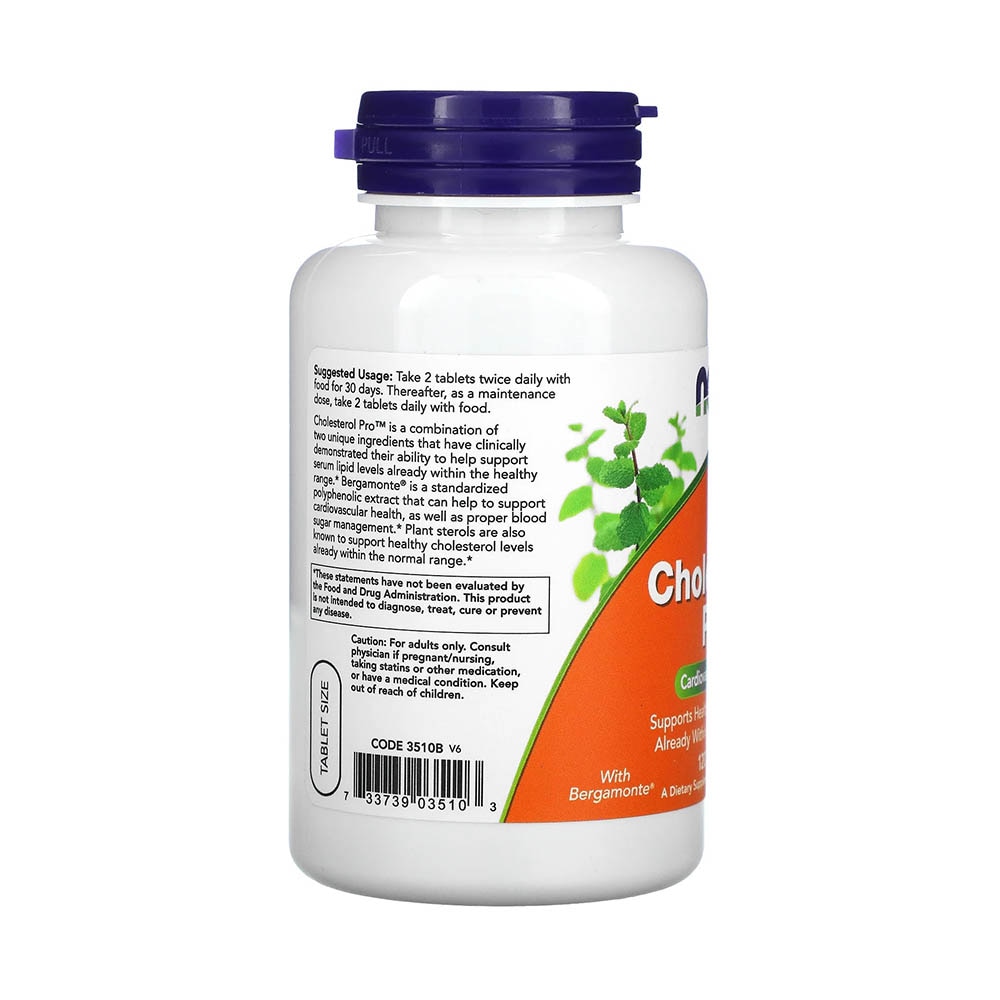 Cholesterol Pro (Reglarea Colesterolului), Now Foods, 120 tablete - eMAG.ro