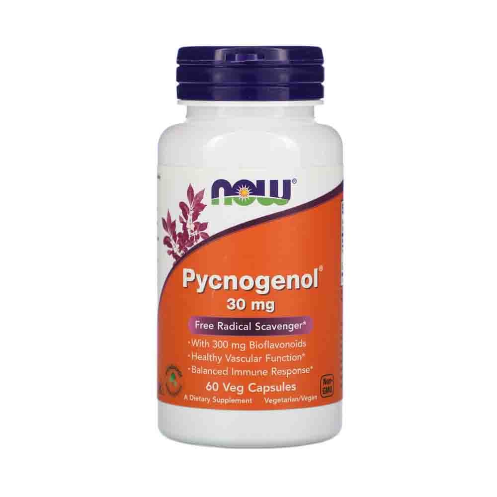 Pycnogenol (Pinus Pinaster) 30mg, Now Foods, 60 capsule - eMAG.ro