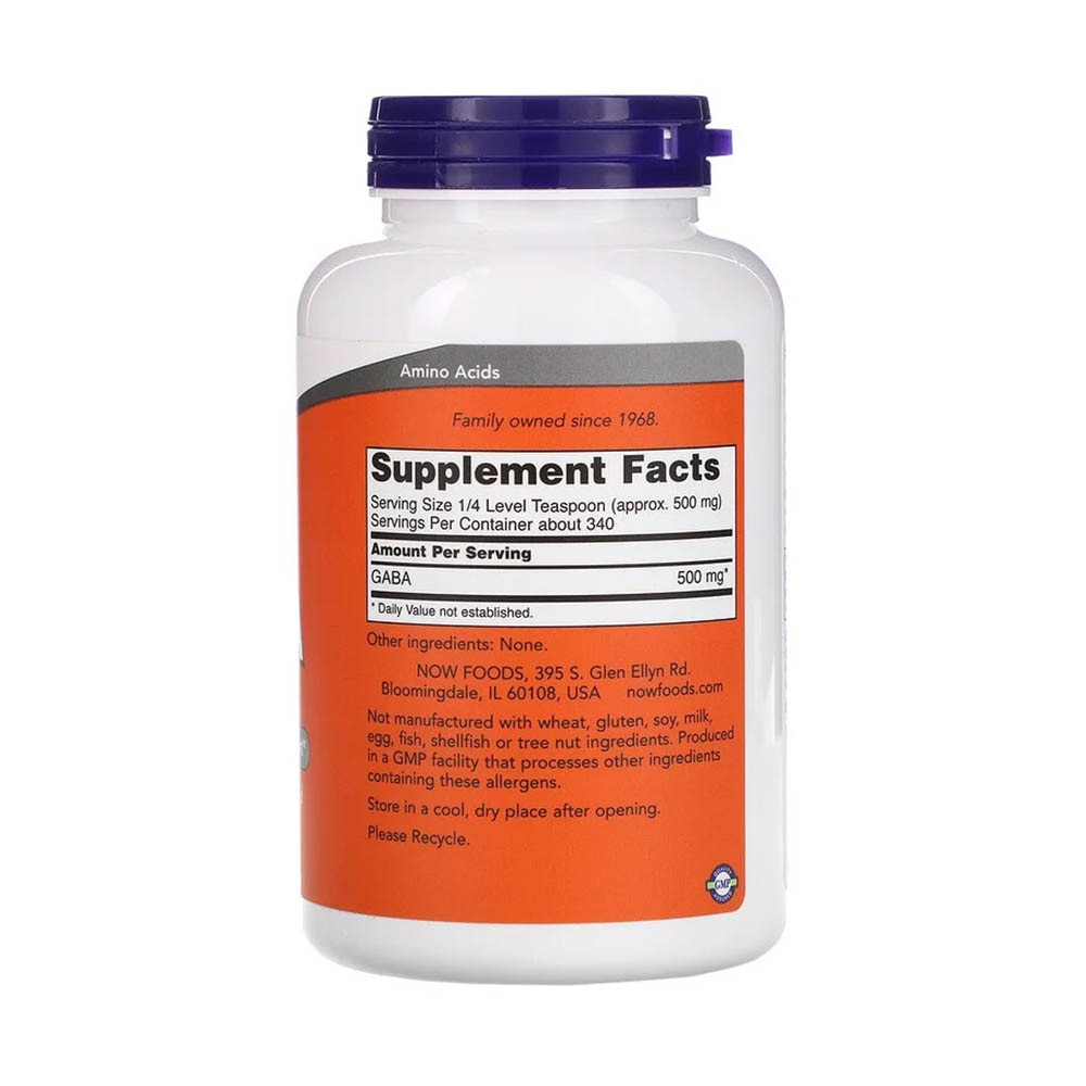 GABA Pure Powder, Now Foods, 170g - eMAG.ro