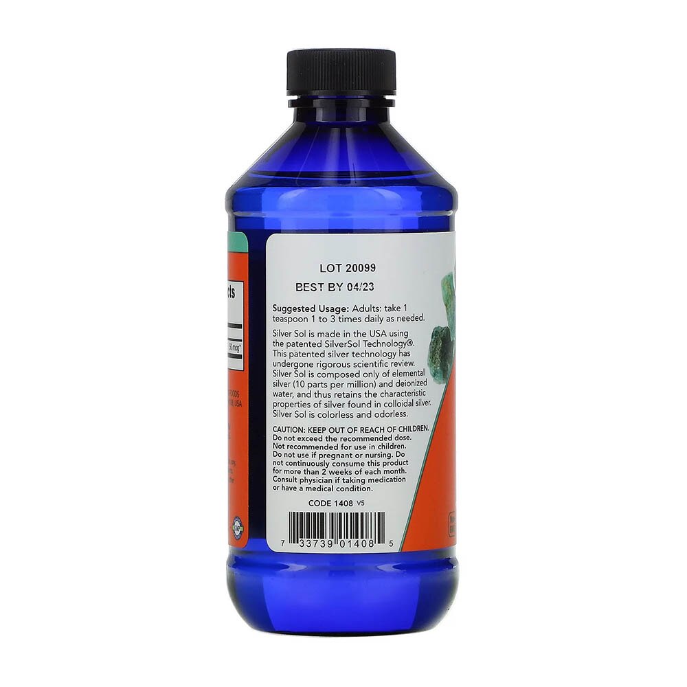 Silver Sol, Argint Coloidal, Now Foods, 237 ml - eMAG.ro