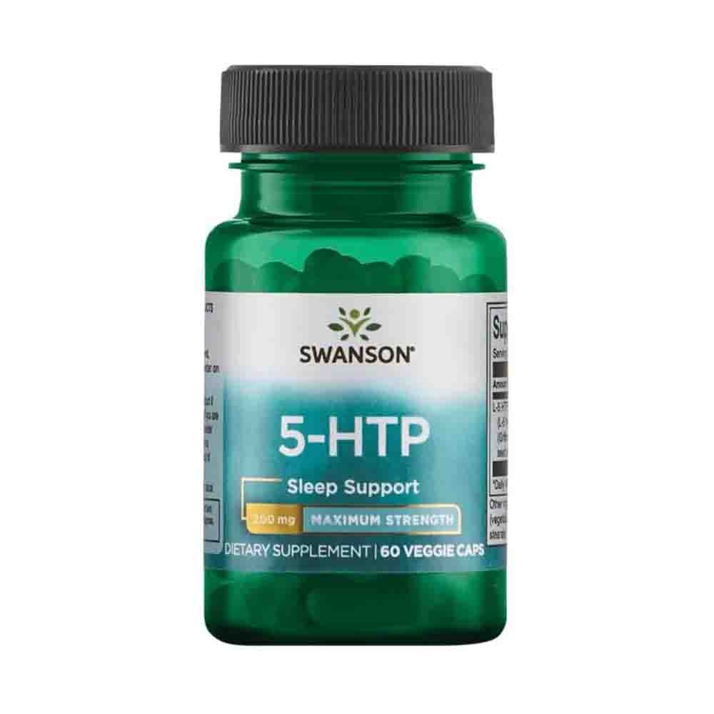 5-HTP 5-Hydroxytryptophan, 200 mg, Swanson, 60 капсули - eMAG.bg