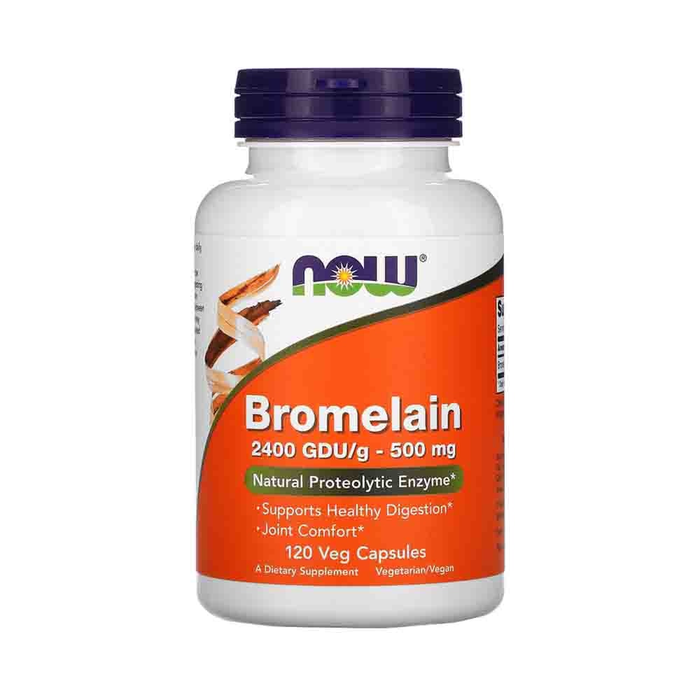 Bromelain (enzim), 500 mg, Now Foods, 120 kapszula - eMAG.hu
