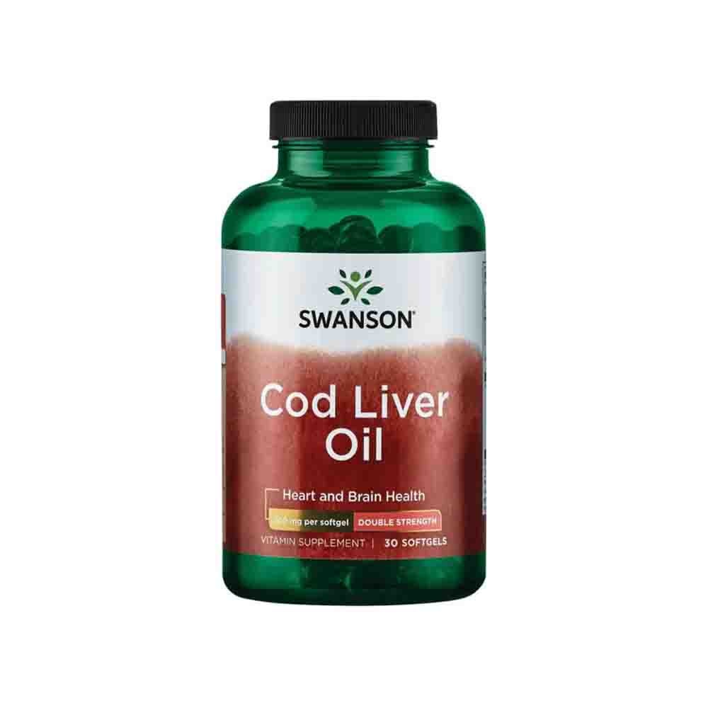 Cod Liver Oil, (Ulei FIcat de Cod), 700mg, Swanson, 30 softgels - eMAG.ro