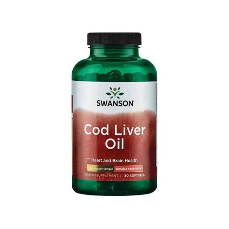 Cod Liver Oil, (Ulei FIcat de Cod), 700mg, Swanson, 30 softgels - eMAG.ro
