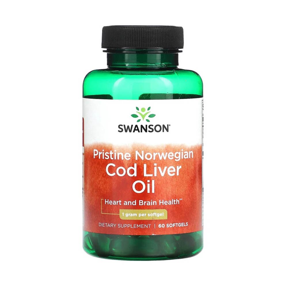 Cod Liver Oil, (Ulei FIcat de Cod), 700mg, Swanson, 30 softgels - eMAG.ro