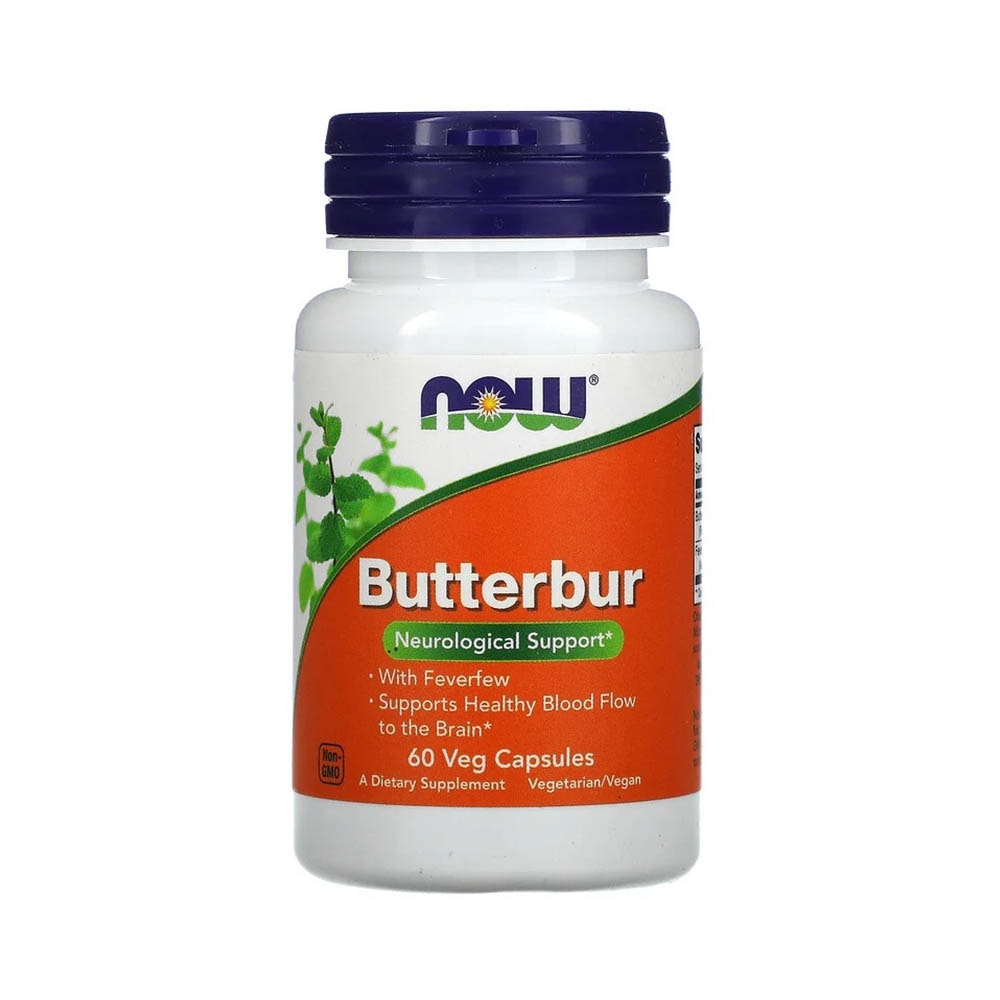 Butterbur Extract with Feverfew, 75 mg, Now Foods, 60 capsule - eMAG.ro