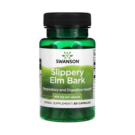 Slippery Elm Extract (Ulmus fulva), 400mg, Swanson, 60 capsule SW1911 ...
