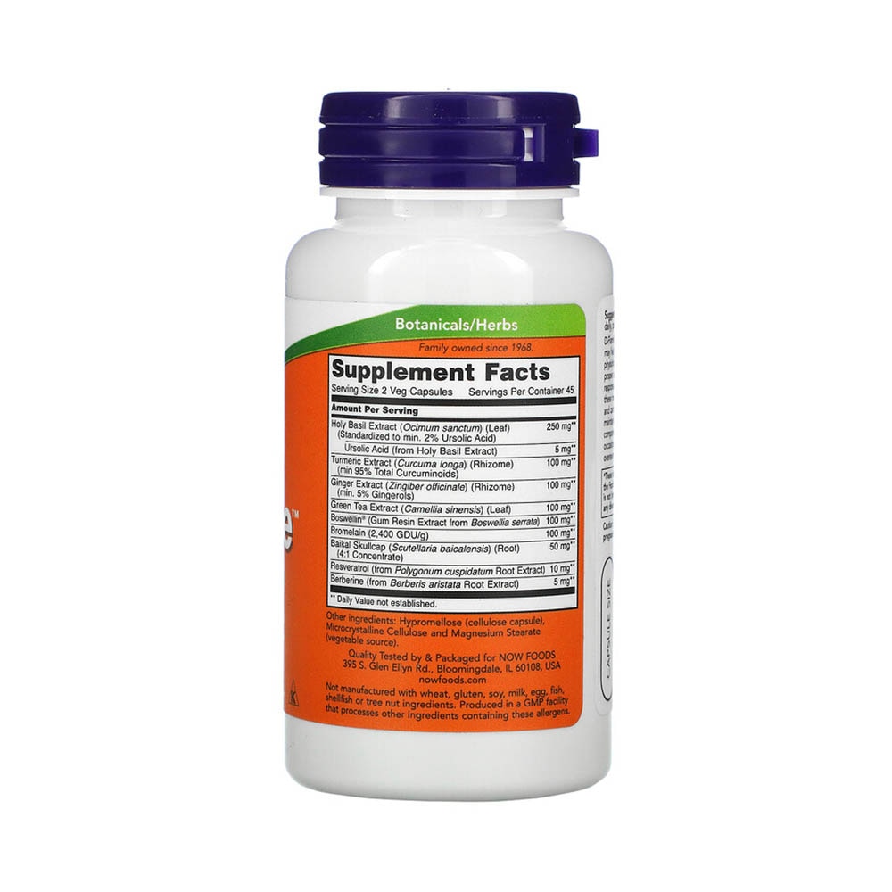 D-Flame, (болка и възпаление), Now Foods, 90 капсули - eMAG.bg