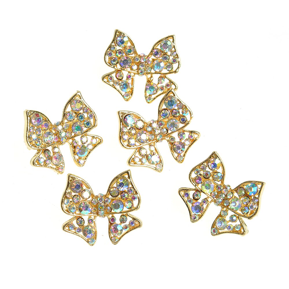 Set 5 brose martisor cu funda aurie, Meli Melo Paris - eMAG.ro