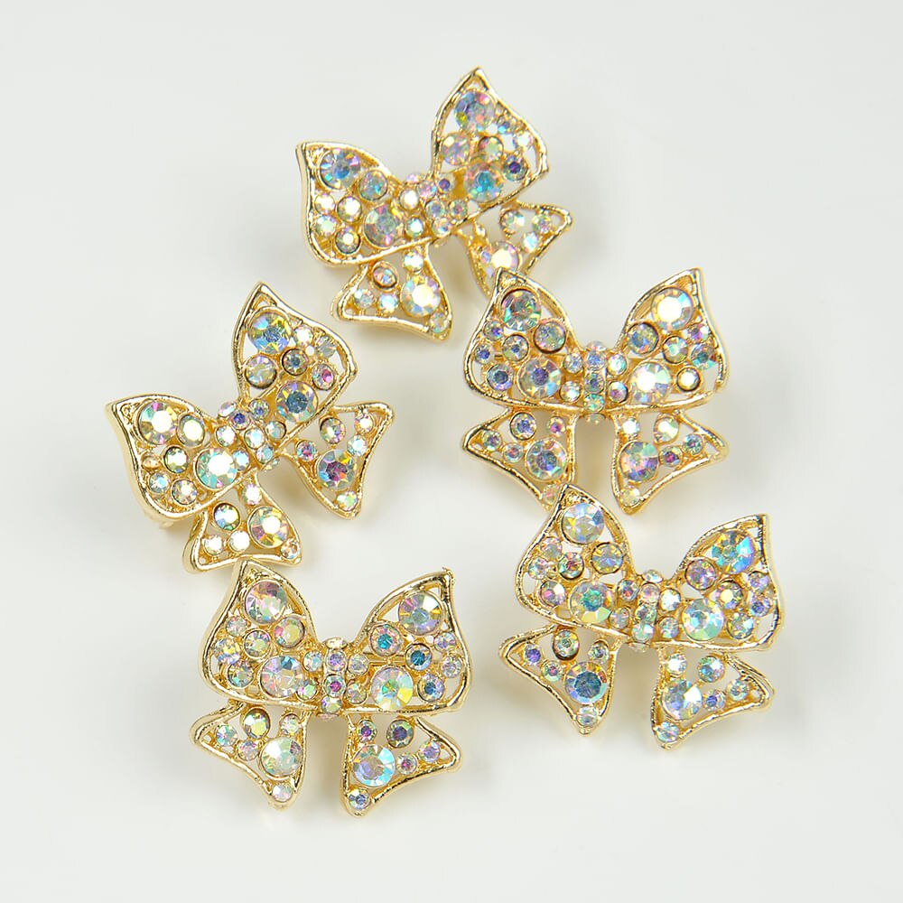 Set 5 brose martisor cu funda aurie, Meli Melo Paris - eMAG.ro