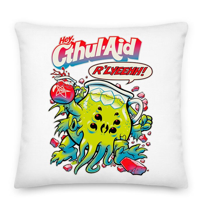 Mintás Párnahuzat - cthulhu chutulu hp lovecraft kool aid - eMAG.hu