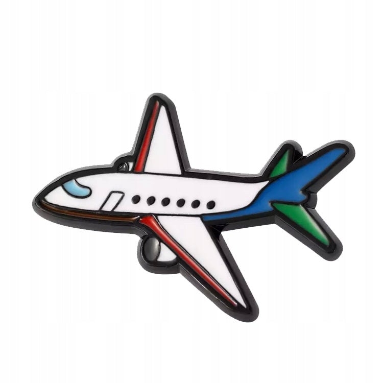 Pin brosa, PINETS, Avion, Multicolor, 3.0 cm x 2.2 cm - eMAG.ro