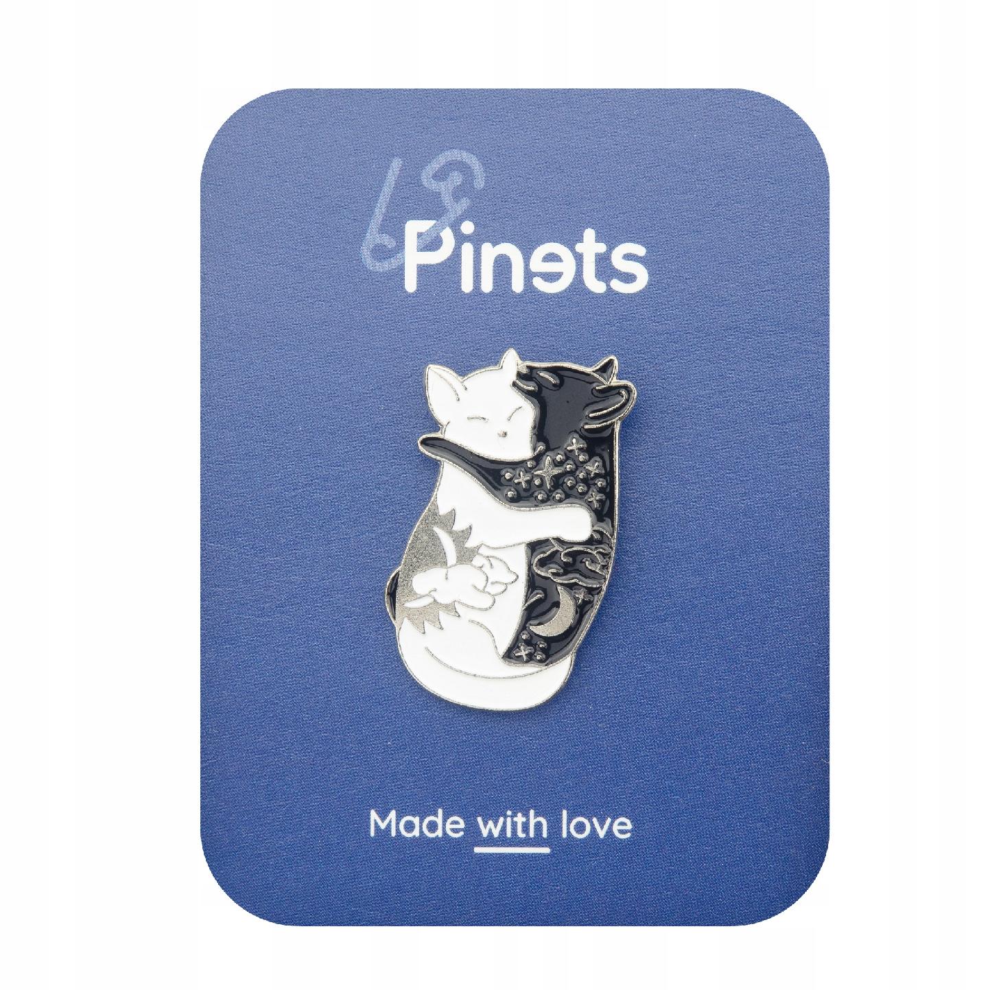 Pin brosa, PINETS, Pisica, Negru, 2.1 cm x 3.5 cm - eMAG.ro