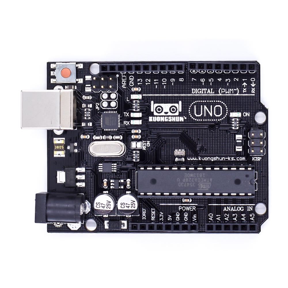 Microcontroller compatibil cu Arduino Uno R3, Mega Koungshun - eMAG.ro