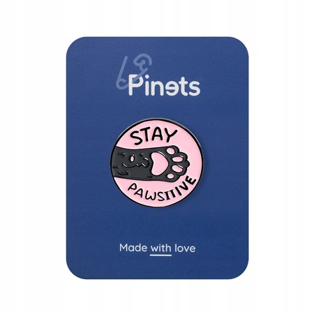 Pin brosa, PINETS, Laba, Roz, 3.0 cm x 3.0 cm - eMAG.ro