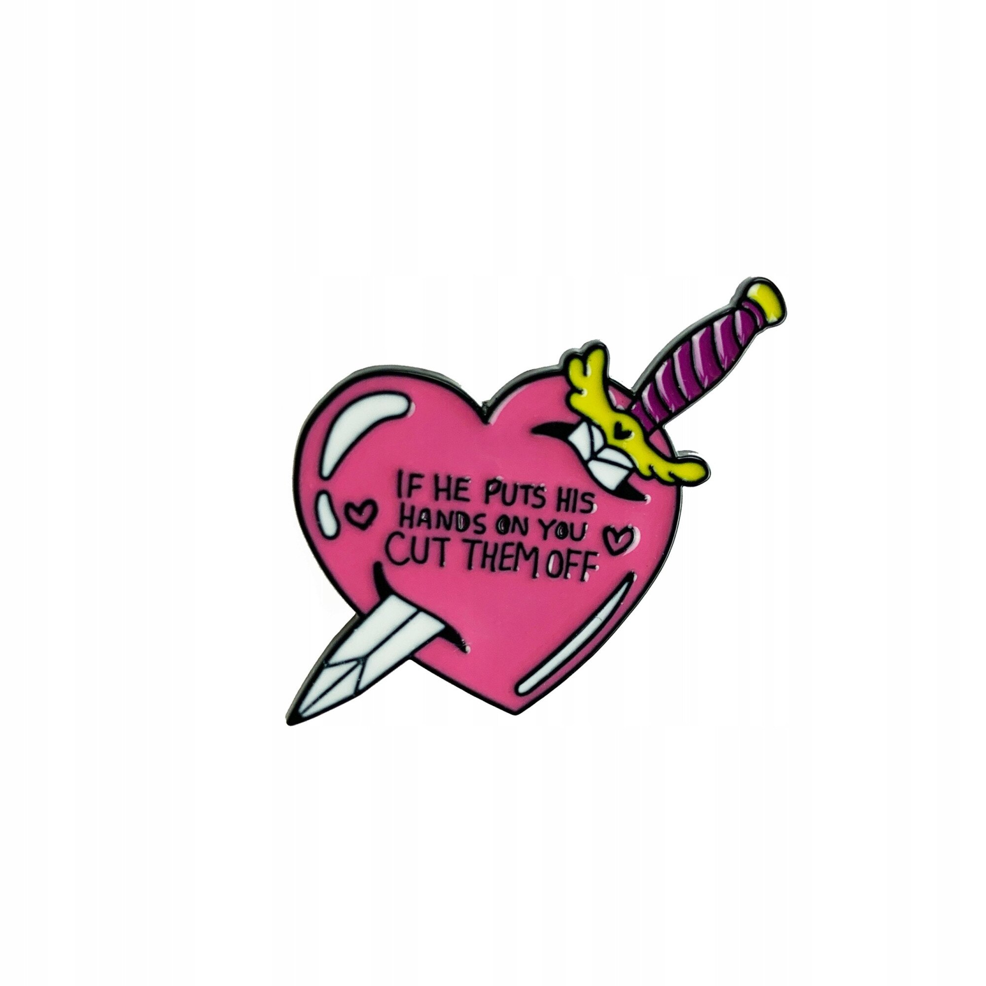 Pin brosa, PINETS, Inima, Roz, 4.1 cm x 3.5 cm - eMAG.ro