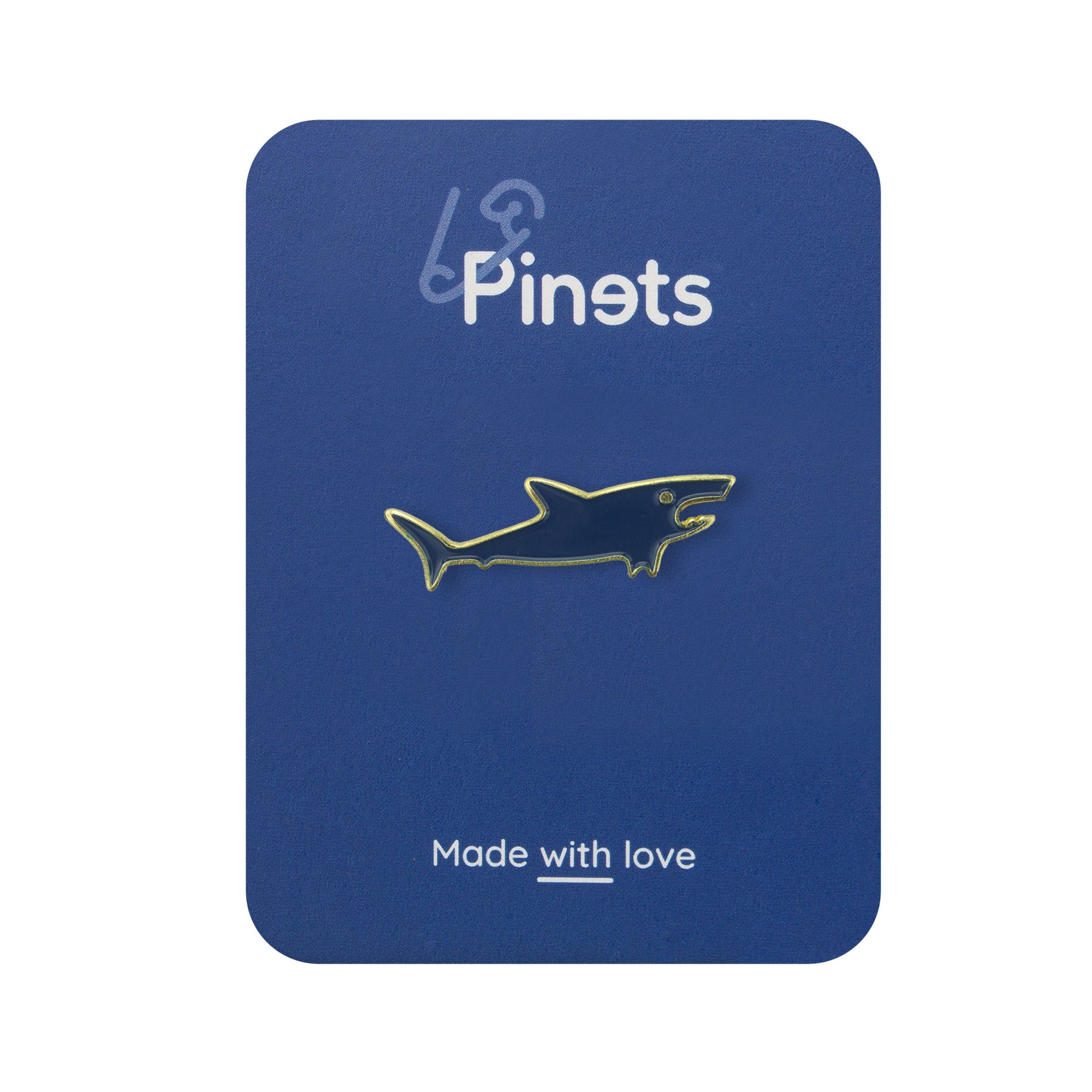 Pin brosa, PINETS, Rechin, Albastru, 2.6 cm x 1.5 cm - eMAG.ro