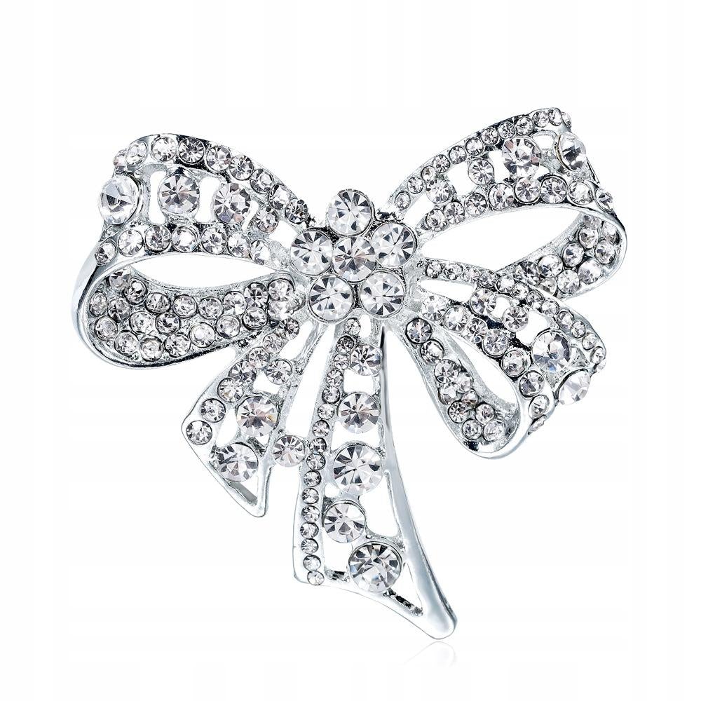 Brosa dama, PINETS, Arc, Argintiu, 4.8 cm x 5.5 cm - eMAG.ro