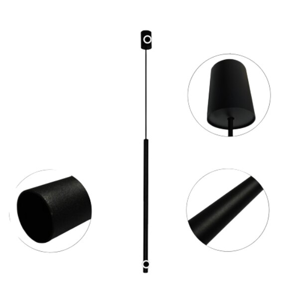 Corp de iluminat pentru Interior, BoMa Lightning, Otel, Paris Black 650 ...