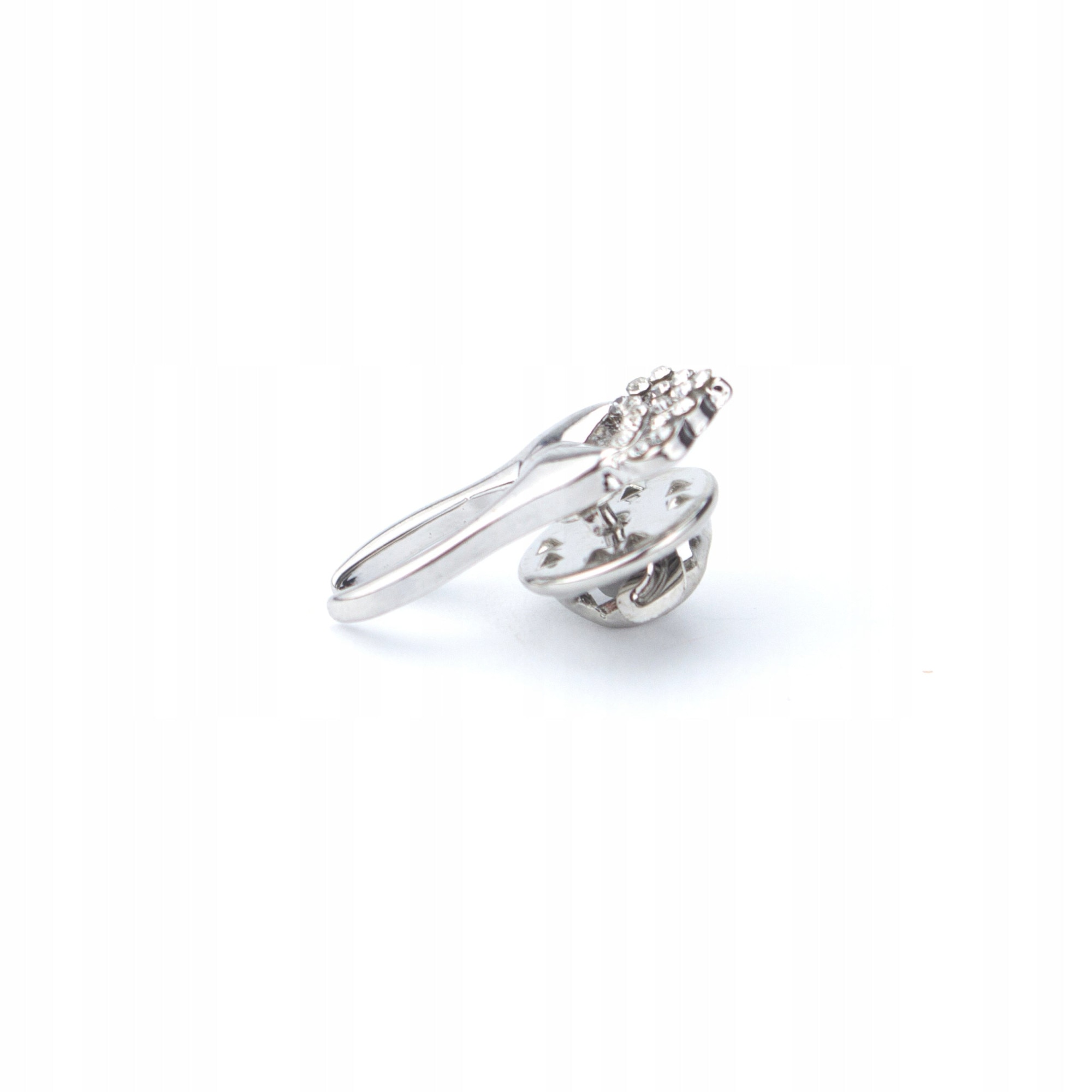 Pin brosa, PINETS, Dinte, Argintiu, 1.0 cm x 2.5 cm - eMAG.ro