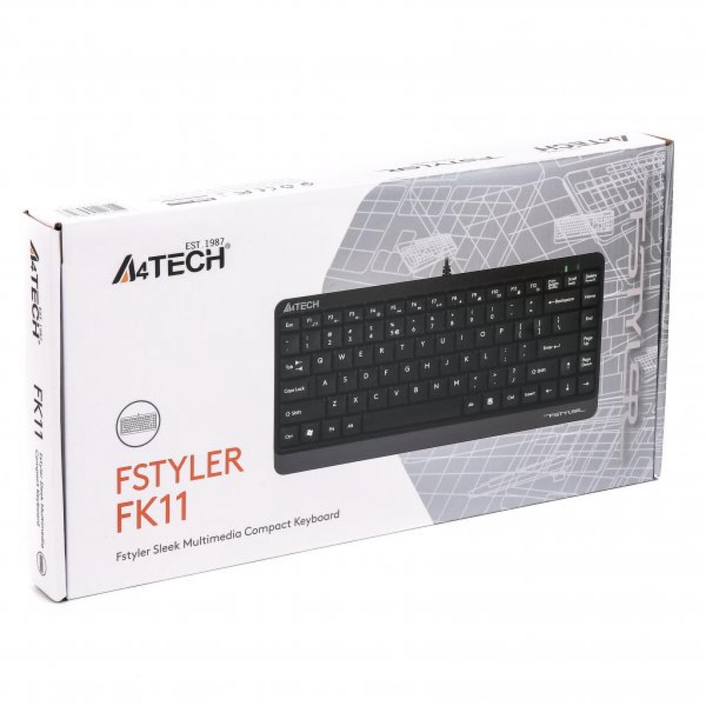 Tastatura A4Tech A4TKLA46787, cu cablu, negru, US layout - eMAG.ro