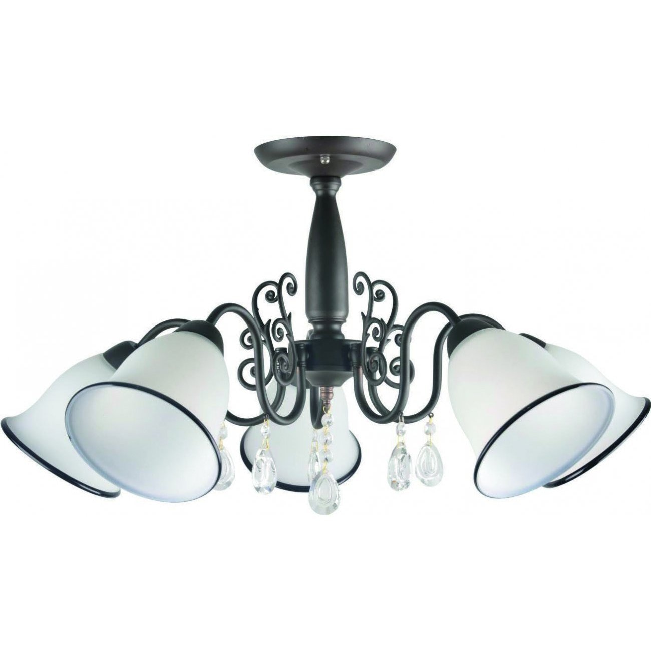 Lustra clasica 5 becuri E27 Wendy LY-3347 Klausen - eMAG.ro