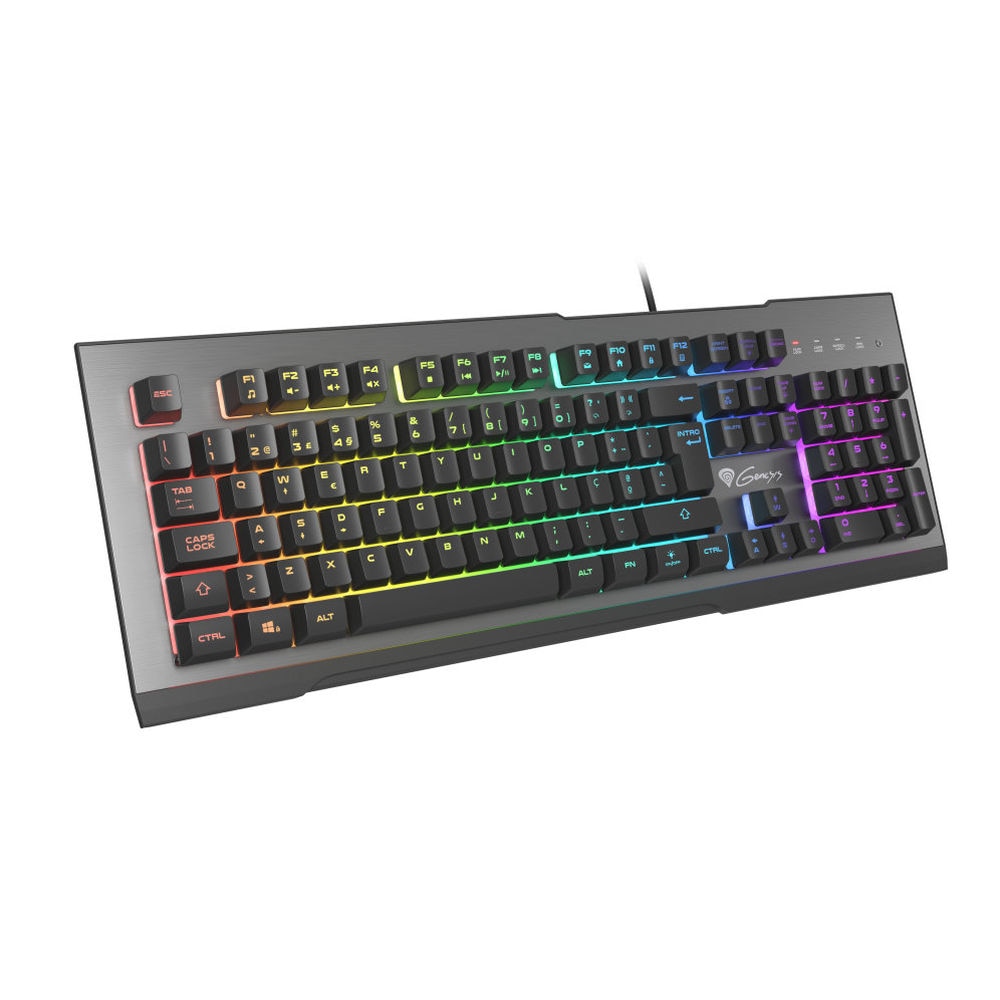 Tastatura gaming Genesis NKG-1622, Rhod 500, cu cablu, iluminata RGB ...