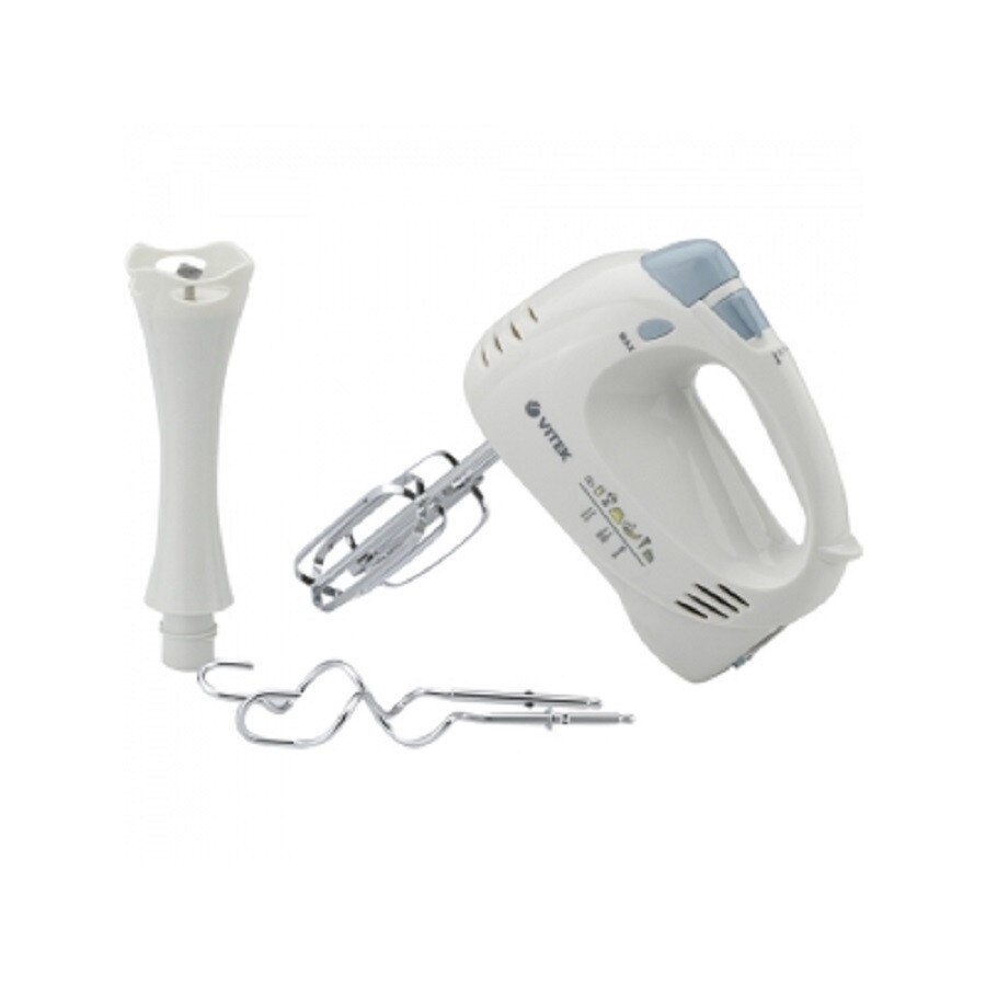 Mixer de mana VITEK VT-1404,300W, 5 viteze si regim Turbo, alb - eMAG.ro