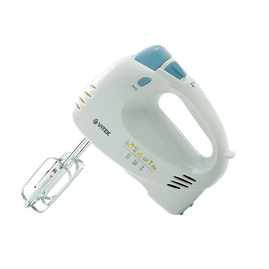 Mixer de mana VITEK VT-1404,300W, 5 viteze si regim Turbo, alb - eMAG.ro