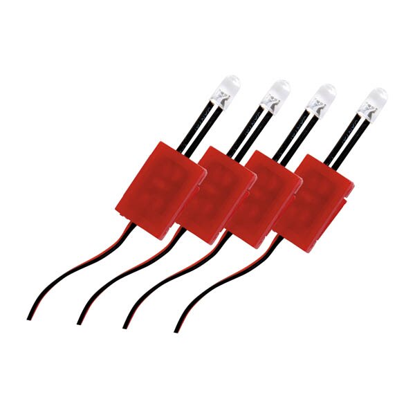 Set 4 lumini auto cu LED, Lampa,12V, 5mm, Lumina verde - eMAG.ro
