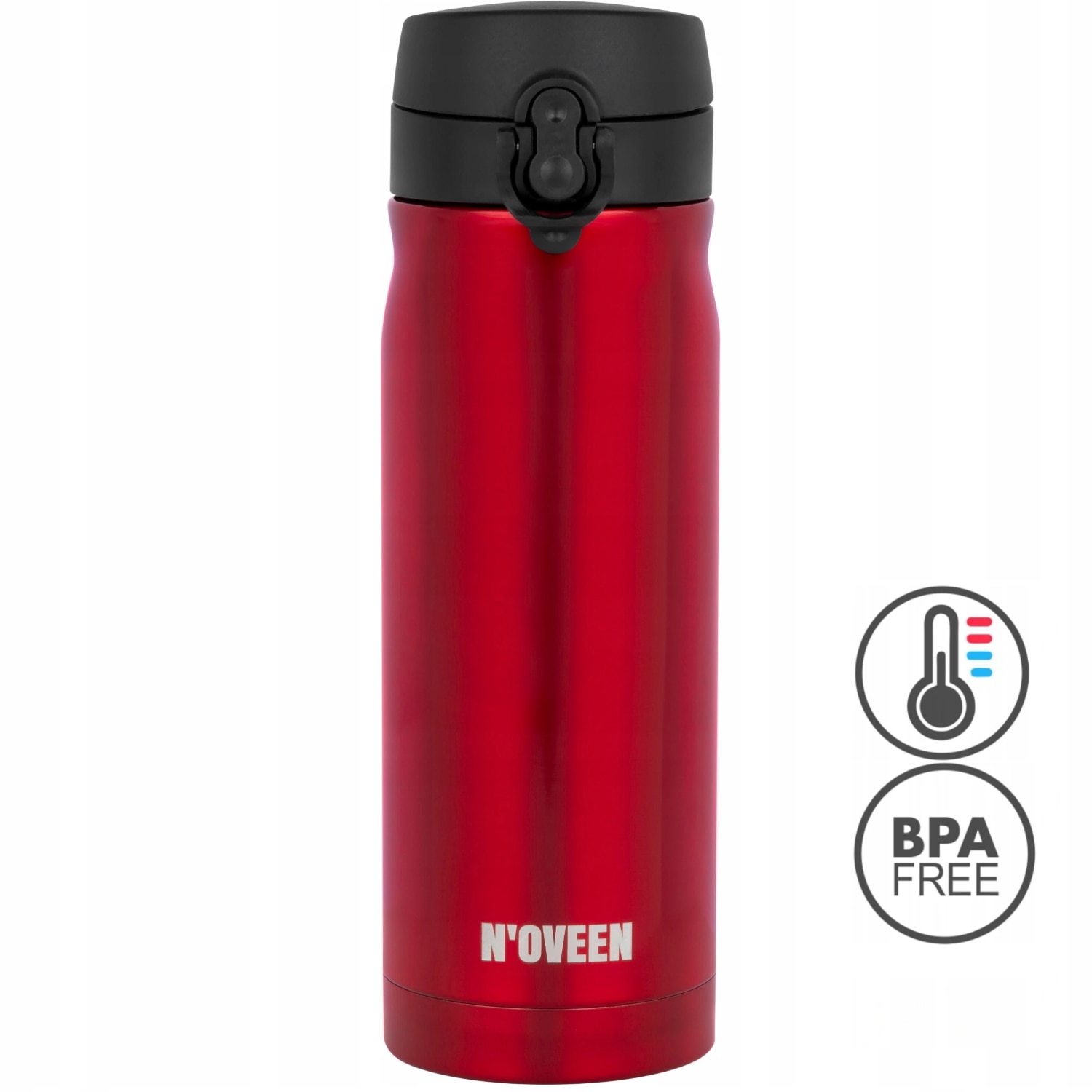 Термос Noveen 400 ml TB825 Shiny Red - eMAG.bg