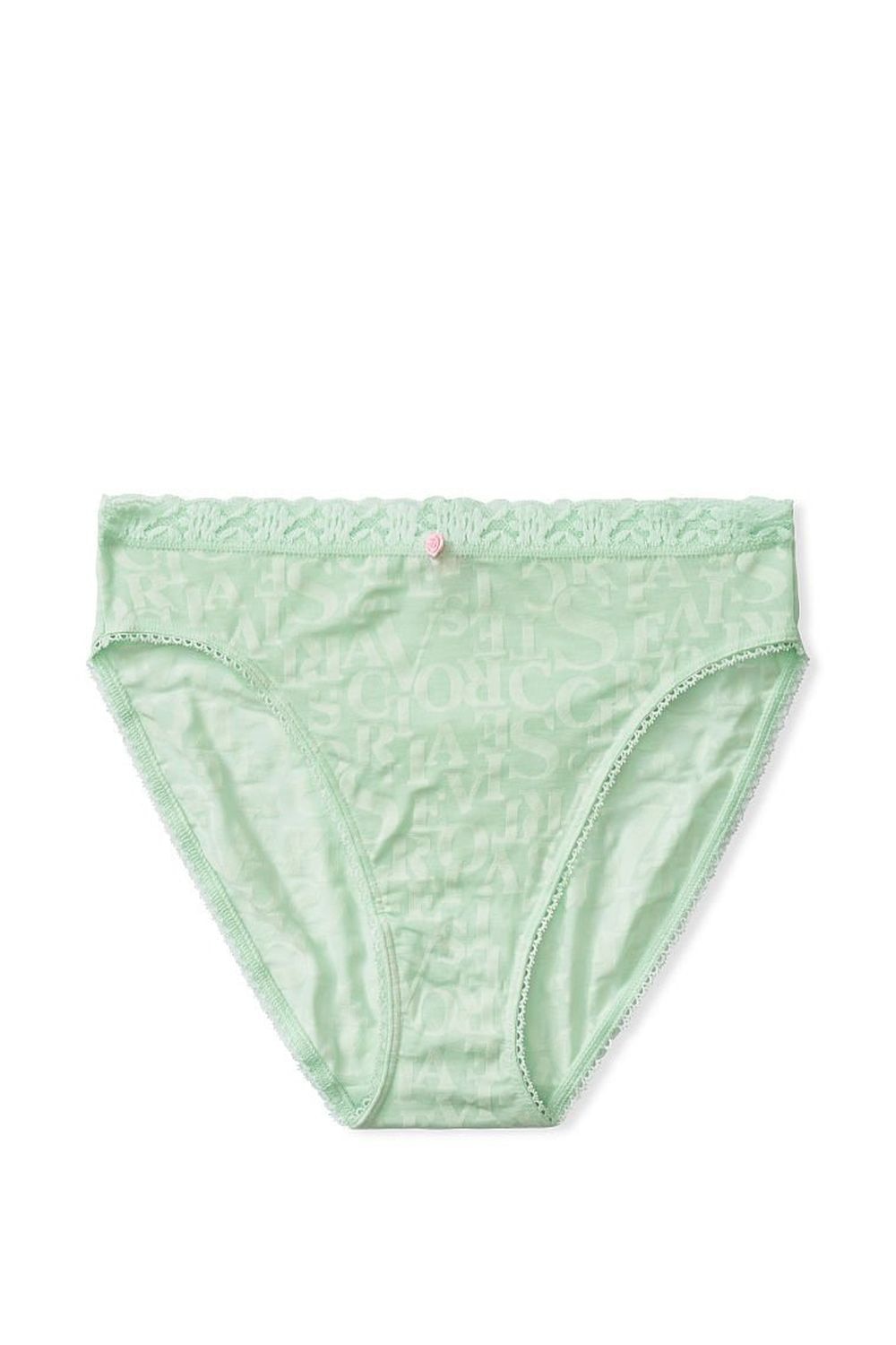 Chiloti Victoria's Secret, Logo Burnout Brief Panty, Verde, S - eMAG.ro